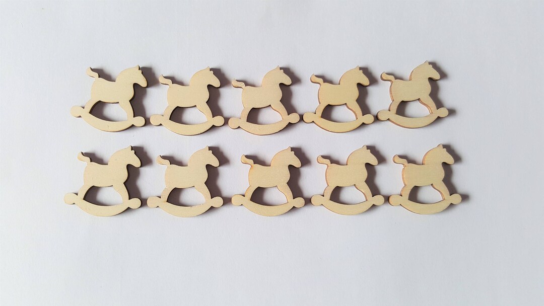 30mm Rocking Horse, Wooden Rocking Horse, Rocking Horse Shape, Wooden ...