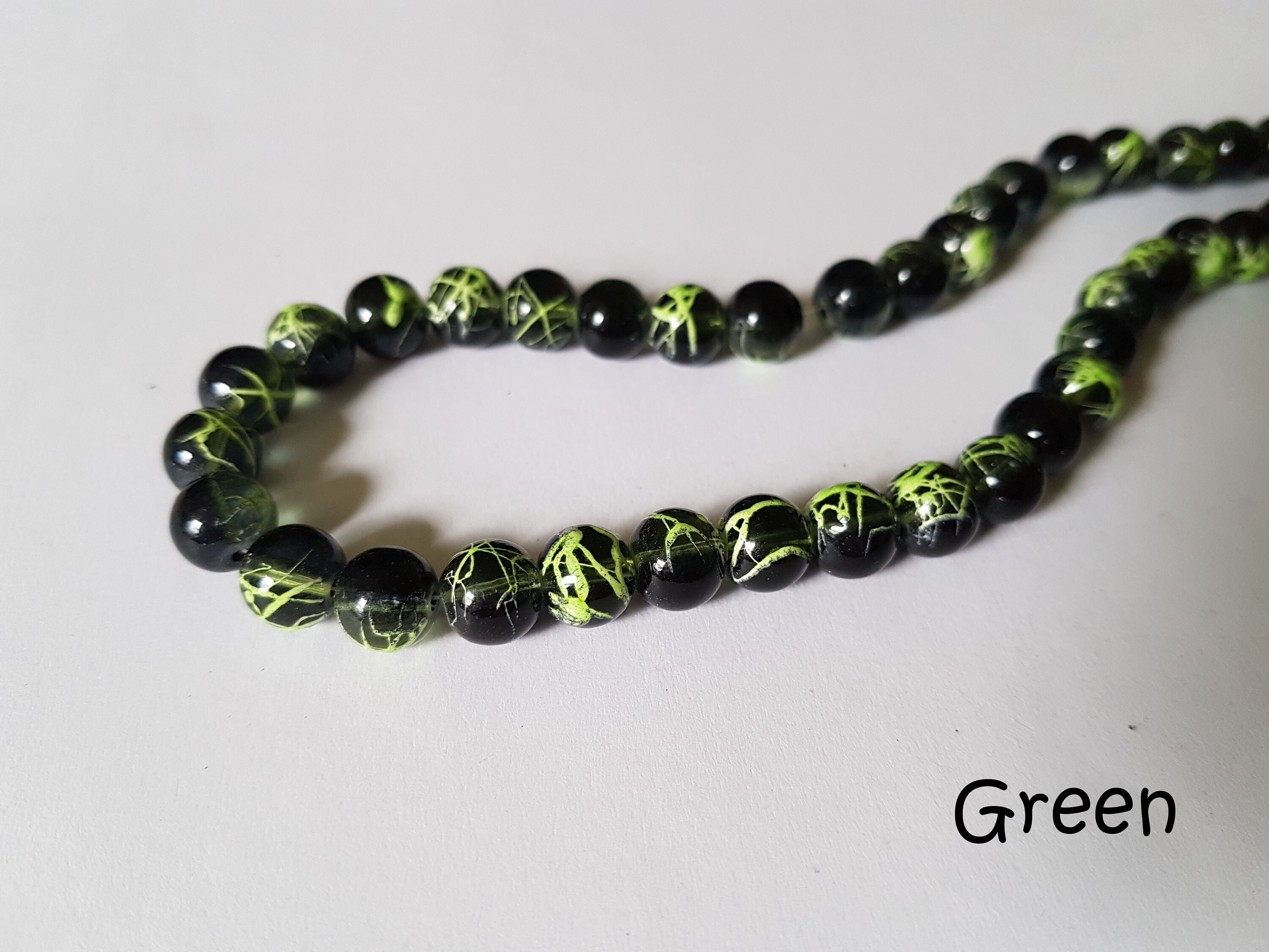 8mm Drawbench Beads Drawbench Beads Glass Beads Round - Etsy