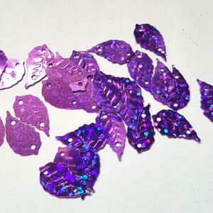 Leaf Sequins, Leaf Confetti, Holographic Sequins, Sequins, Leaf, Leaves ...