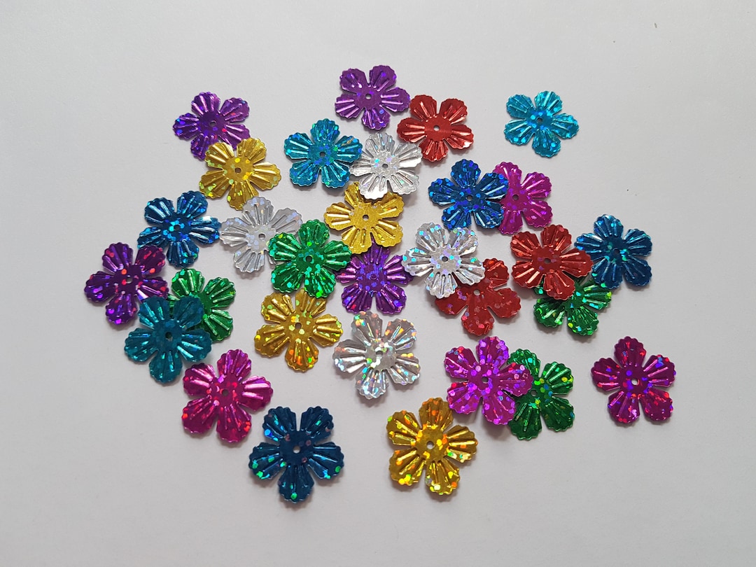 19mm Flower Sequins, Flower Sequins, Holographic Sequins, Sequins ... 19mm Flower Sequins, Flower Sequins, Holographic Sequins, Sequins ...