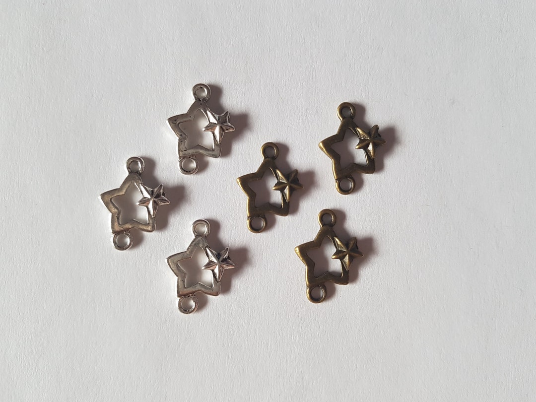 Star Connectors, Star Links, Star Pendants, Jewellery Connectors ...