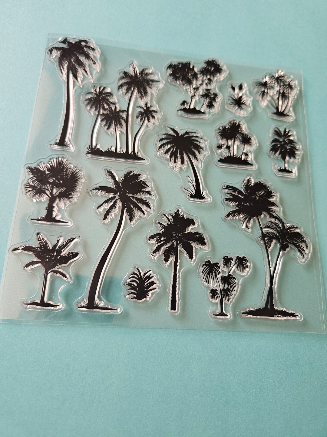 Palm Tree Stamps, Tree Stamps, Ink Stamps, Ink Stampers, Silicone ...