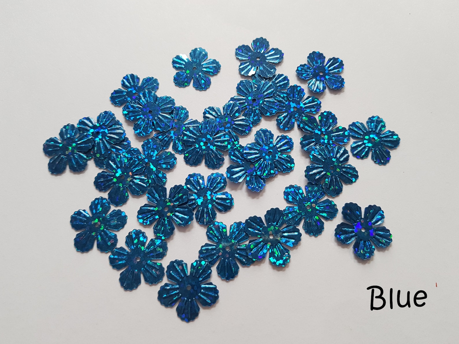 19mm Flower Sequins Flower Sequins Holographic Sequins - Etsy