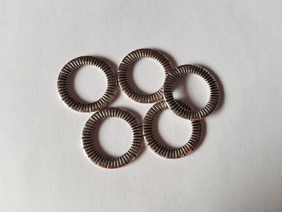 Striped Rings, Connector Rings, Ring Pendants, Connector Pendants ...
