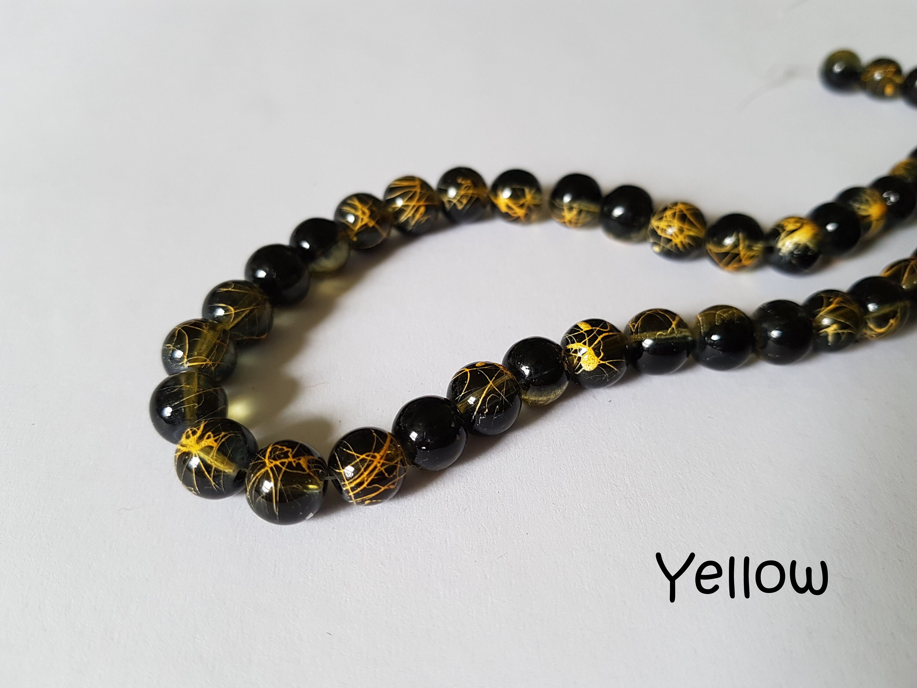 8mm Drawbench Beads Drawbench Beads Glass Beads Round - Etsy