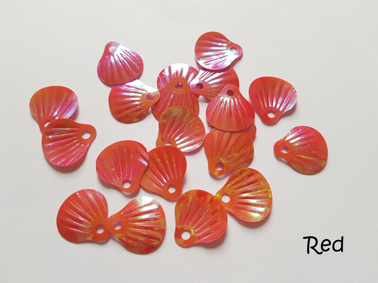19mm Seashell Sequins Seashell Sequins AB Plated Sequins - Etsy UK