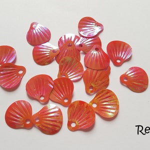 19mm Seashell Sequins, Seashell Sequins, AB Plated Sequins, Sequins ...