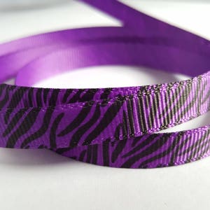 Zebra Print Ribbon, Zebra Ribbon, Animal Print Ribbon, Printed Ribbon ...