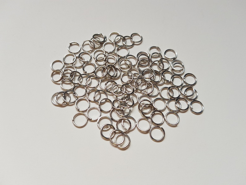 Silver plated jumprings Jumprings Jewellery rings Jewellery | Etsy