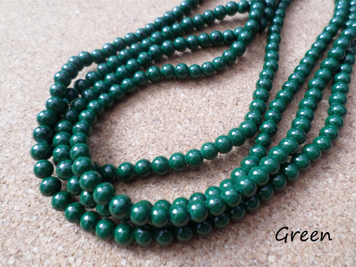 4mm Drawbench Beads Drawbench Beads Glass Beads Round - Etsy