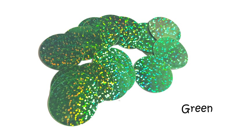 Disc sequins Holographic disc sequins Sequins Round | Etsy