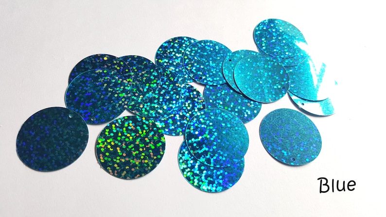 Disc Sequins Holographic Disc Sequins Sequins Round - Etsy UK