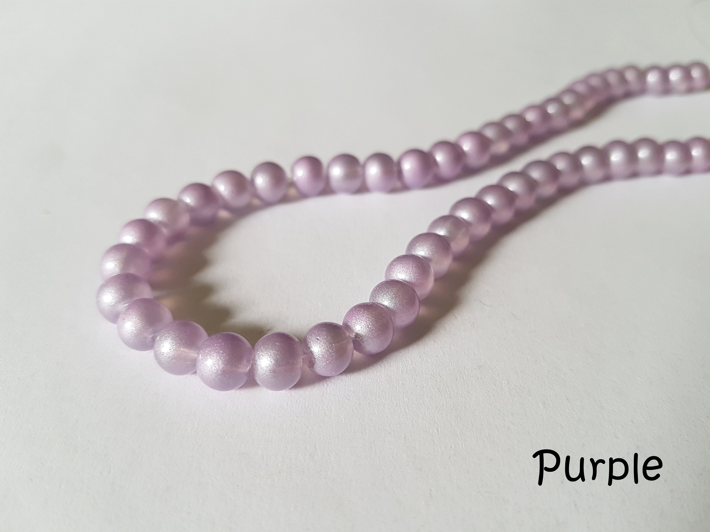 6mm Pastel Beads Pastel Beads Pastel Glass Beads Glass - Etsy Singapore