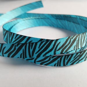 Zebra Print Ribbon, Zebra Ribbon, Animal Print Ribbon, Printed Ribbon ...