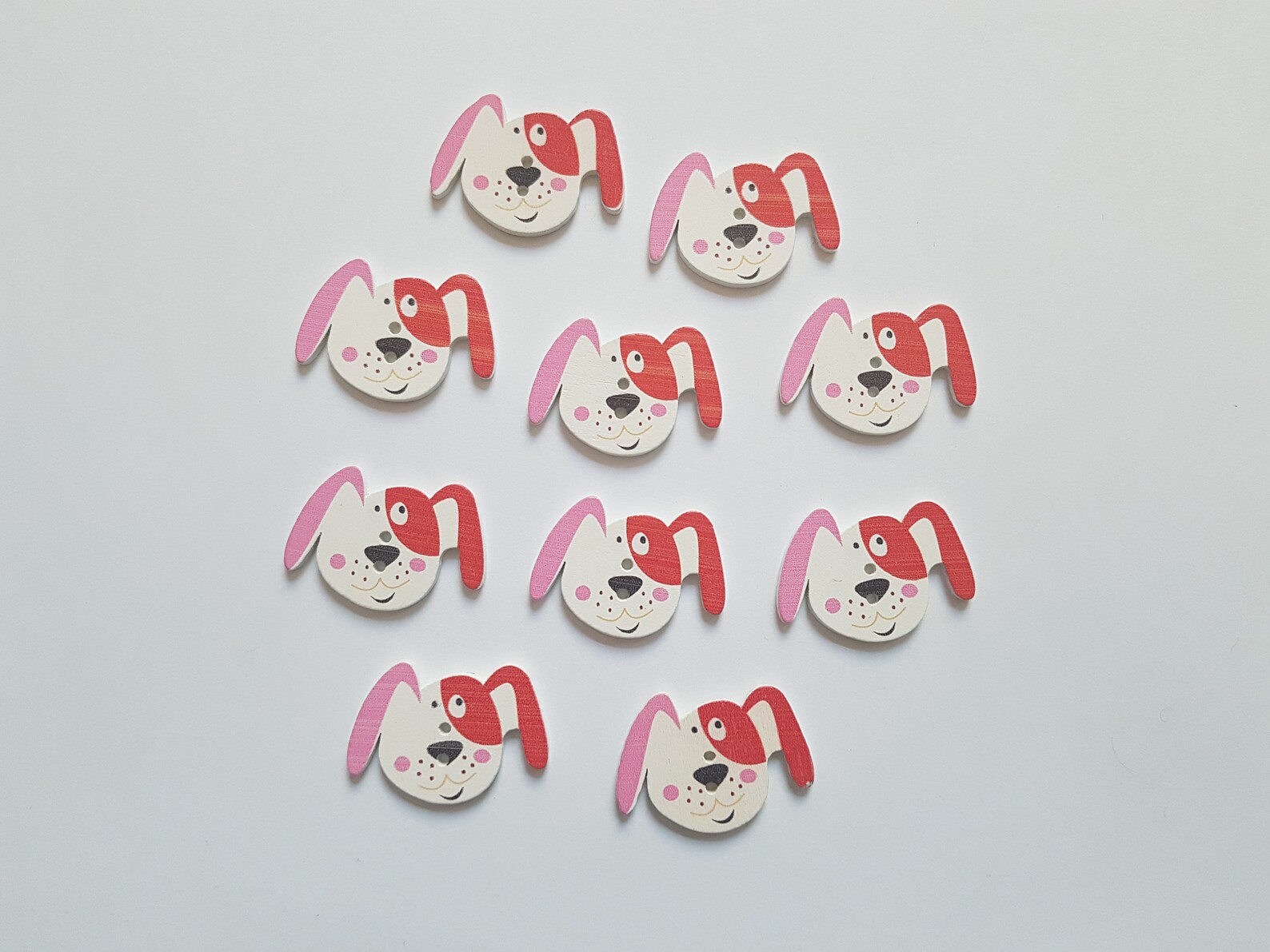 Botones para perros de madera de 33 mm - Etsy España