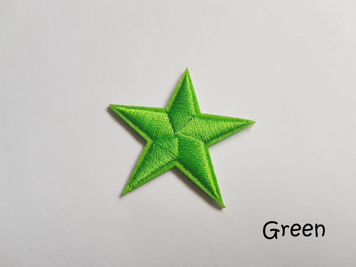 Star Applique Star Patch Iron on Applique Iron on Patch - Etsy