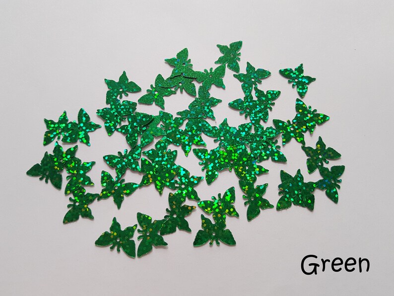 17mm Butterfly Sequins Butterfly Sequins Holographic | Etsy