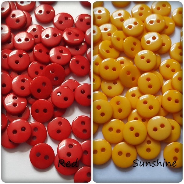9mm Resin Round Buttons - Etsy