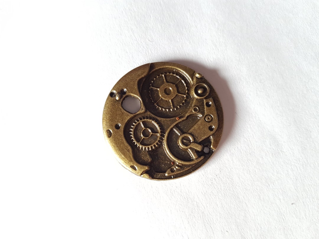 Gear Pendant, Mechanical Pendant, Steampunk Pendant, Jewellery Pendant ...