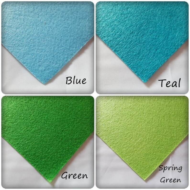 12 Felt Square Sheet Felt Sheet Felt Square Craft - Etsy UK