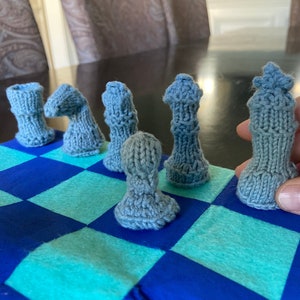Chess Set Knitting Pattern, Chess Pieces Pattern Download, Plush Toys ...