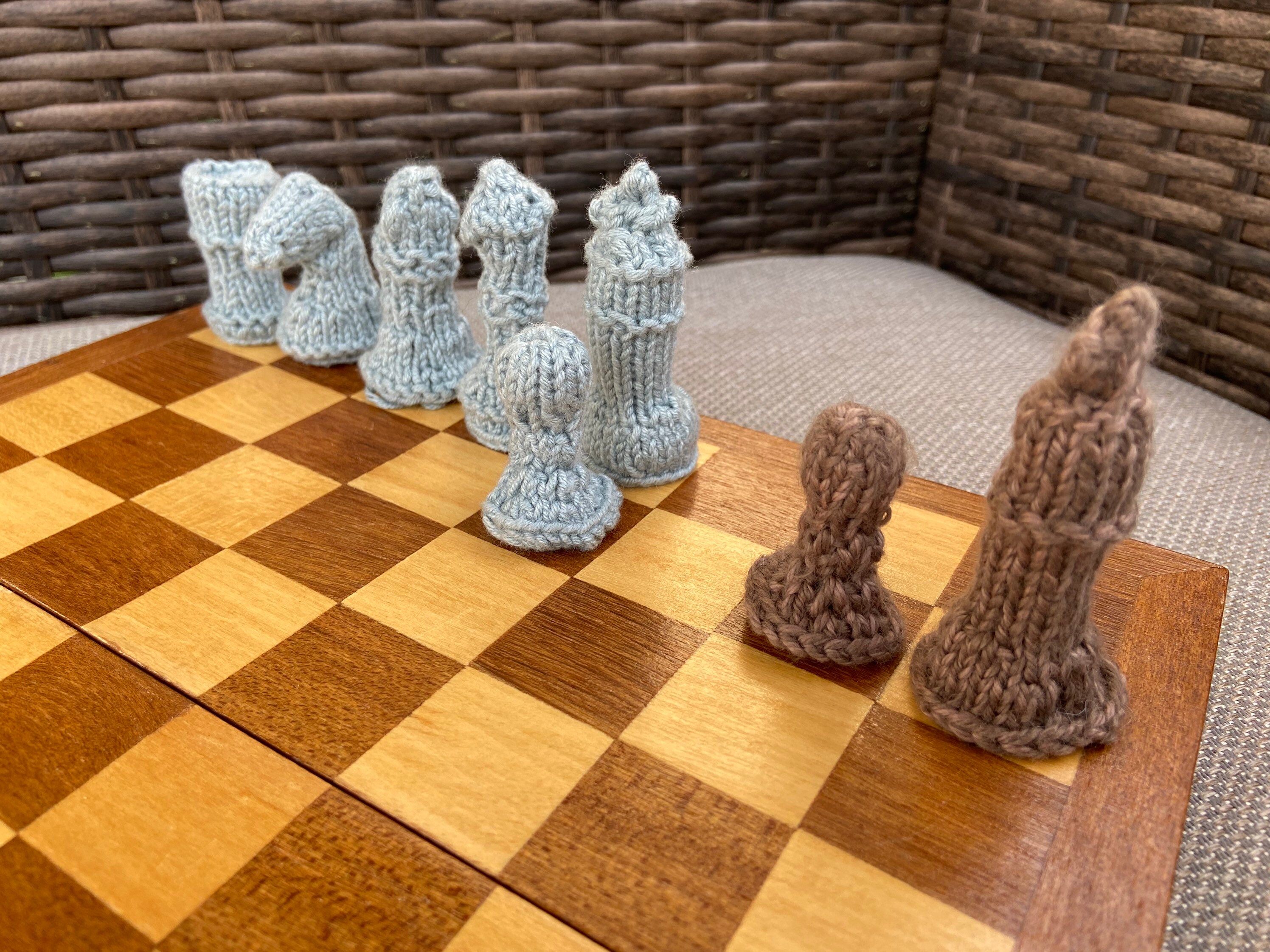 Chess Set Knitting Pattern, Chess Pieces Pattern Download, Plush Toys ...