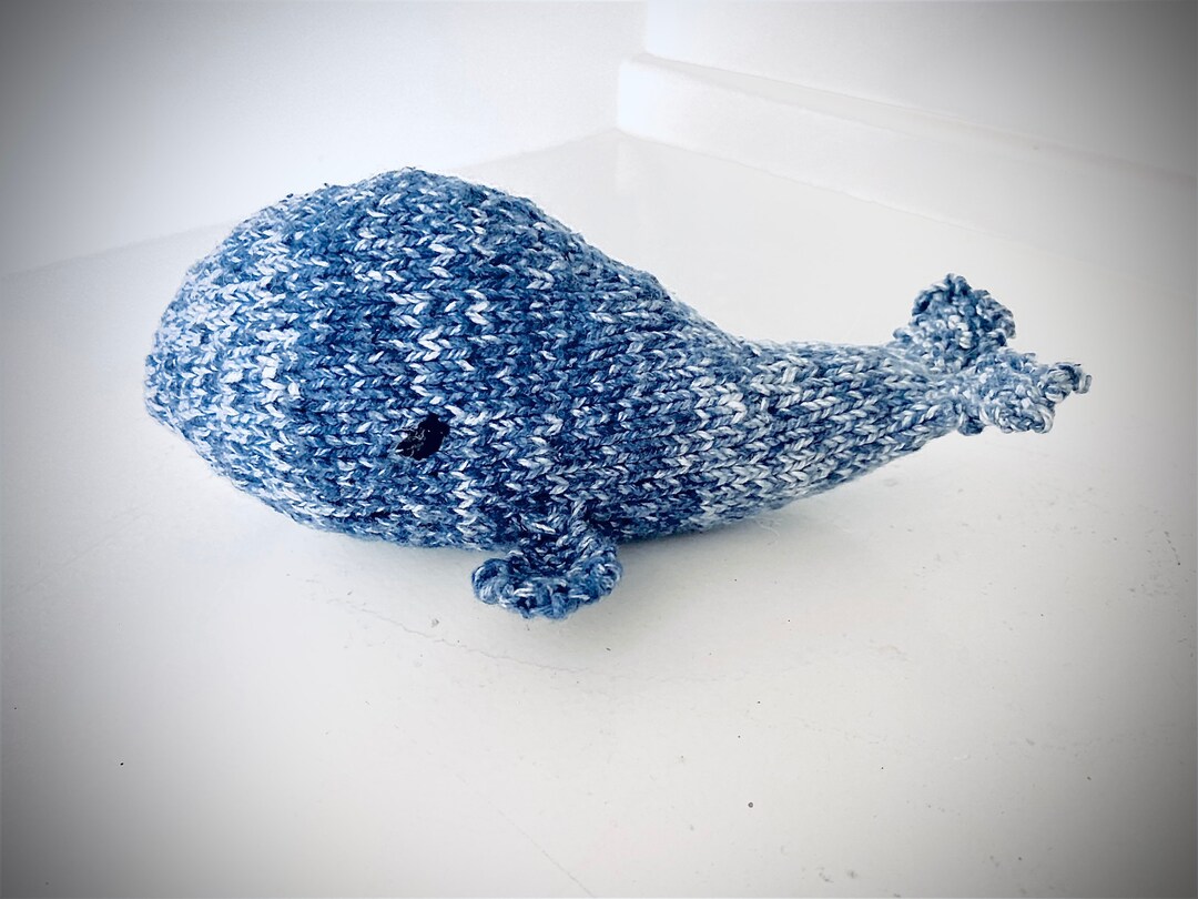 Whale Knitting Pattern: DIY Stuffed Animal (PDF Download) - Etsy