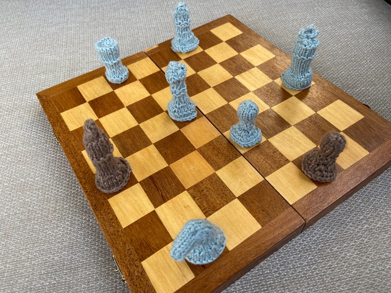 Chess Set Knitting Pattern, Chess Pieces Pattern Download, Plush Toys ...