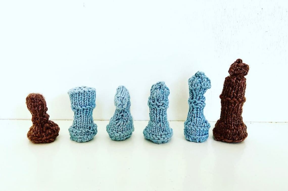 Chess Set Knitting Pattern, Chess Pieces Pattern Download, Plush Toys ...