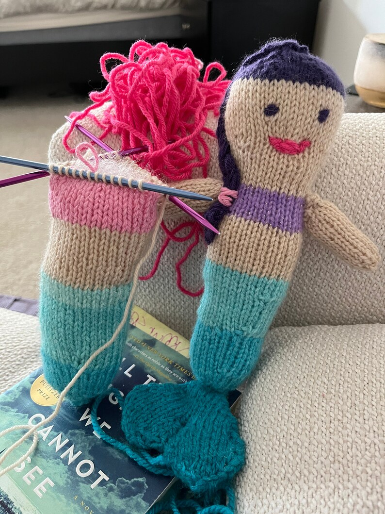 Mermaid Doll Knitting Pattern: DIY Plush Toy (digital Download) - Etsy