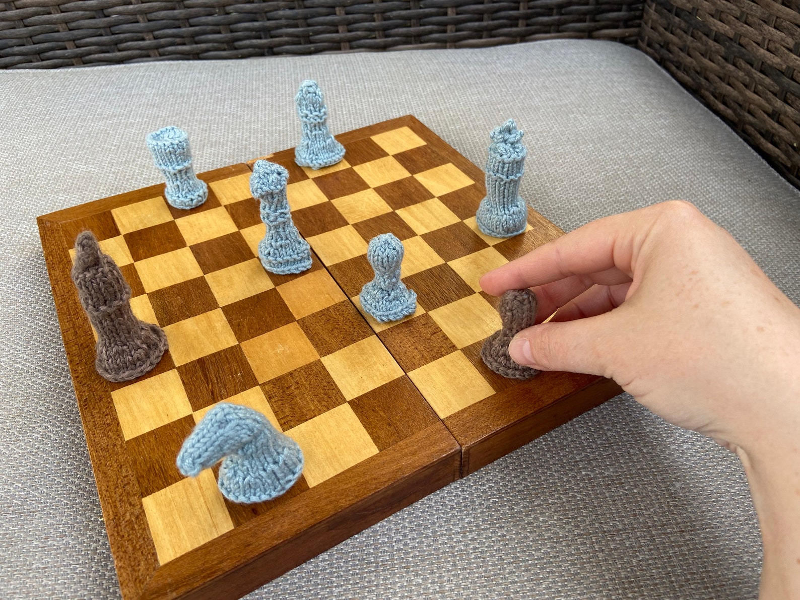 Chess Set Knitting Pattern, Chess Pieces Pattern Download, Plush Toys ...