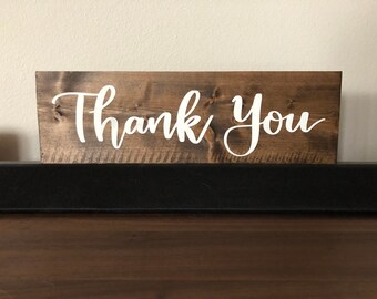 Thank you signs | Etsy