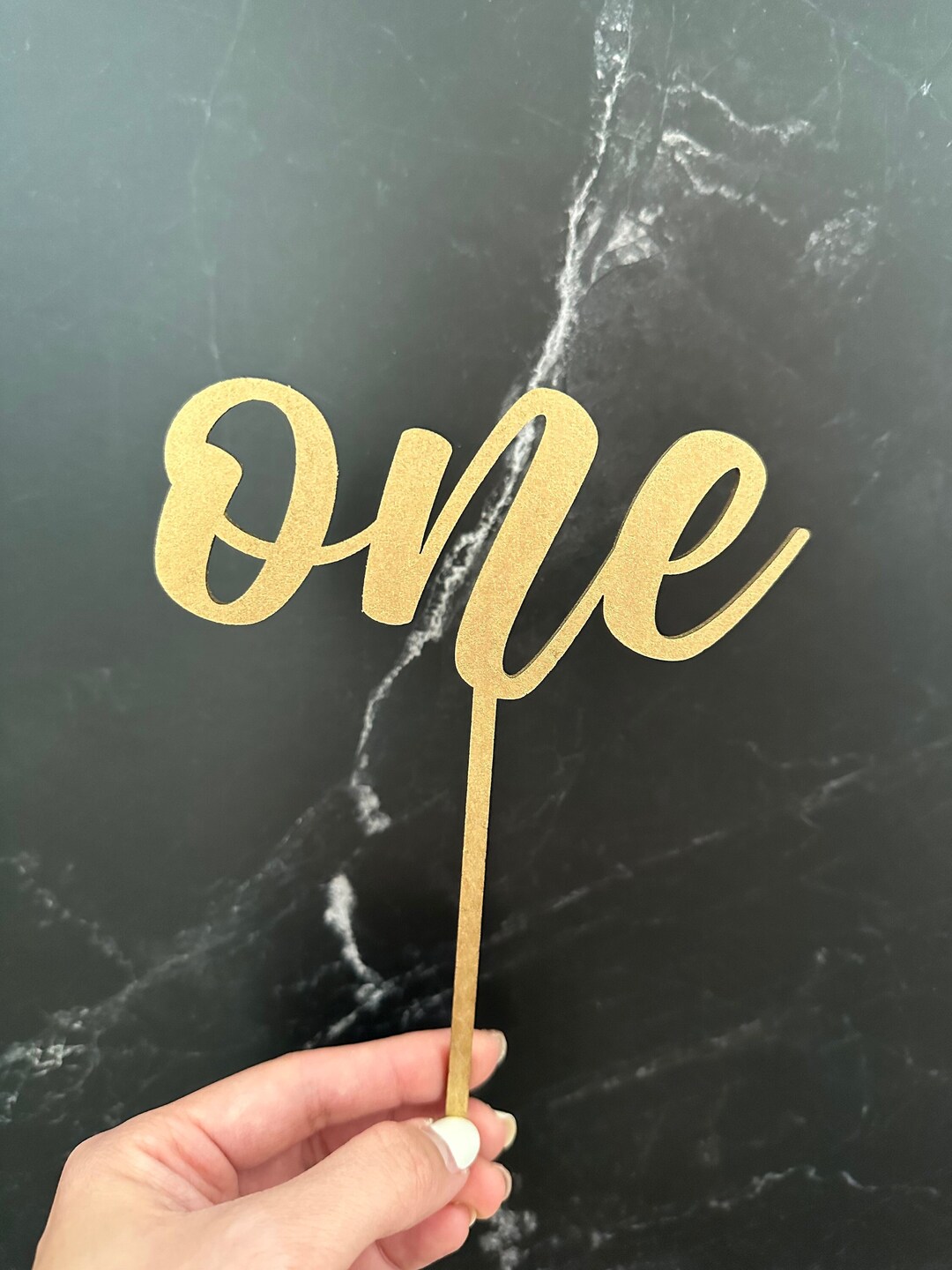Rustic Wood "one" Cake Topper - First Birthday Milestone - Etsy