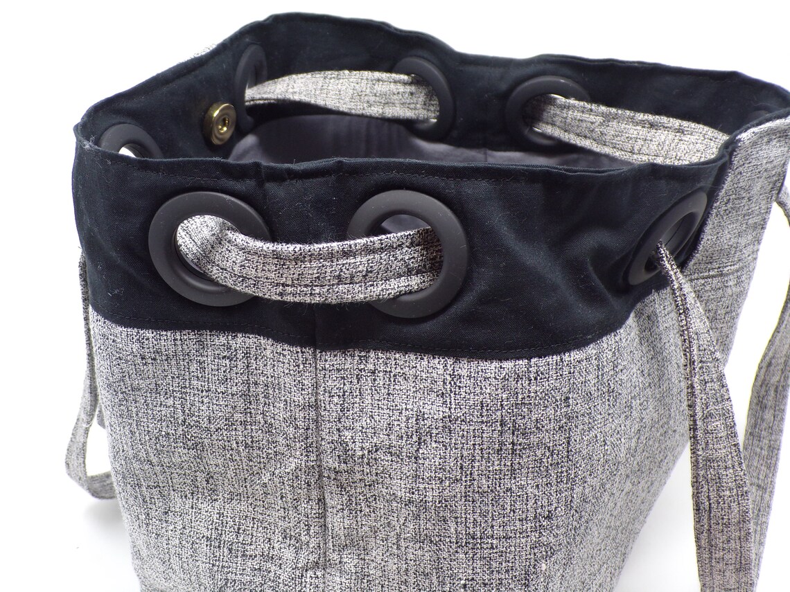 Handmade Drawstring/Grommet Shoulder Bag Women's Purse | Etsy