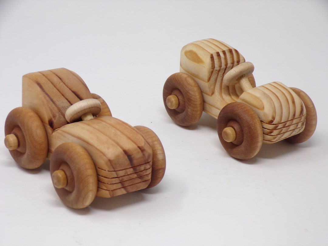 New Improved Pocket Racers II Small Wooden Race Cars for Babies and ...