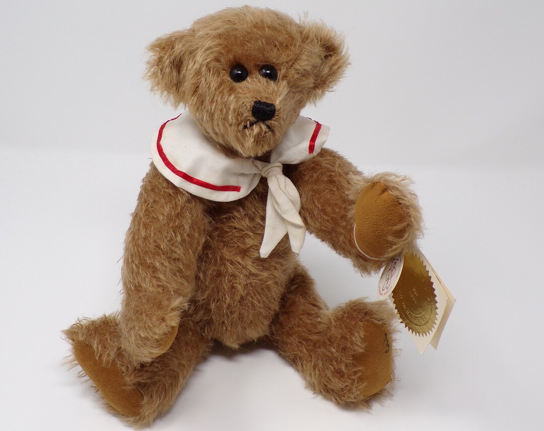 Handmade Collectible Mohair Teddy Bear - Murphy, the Sailor 12 1/2" - Etsy