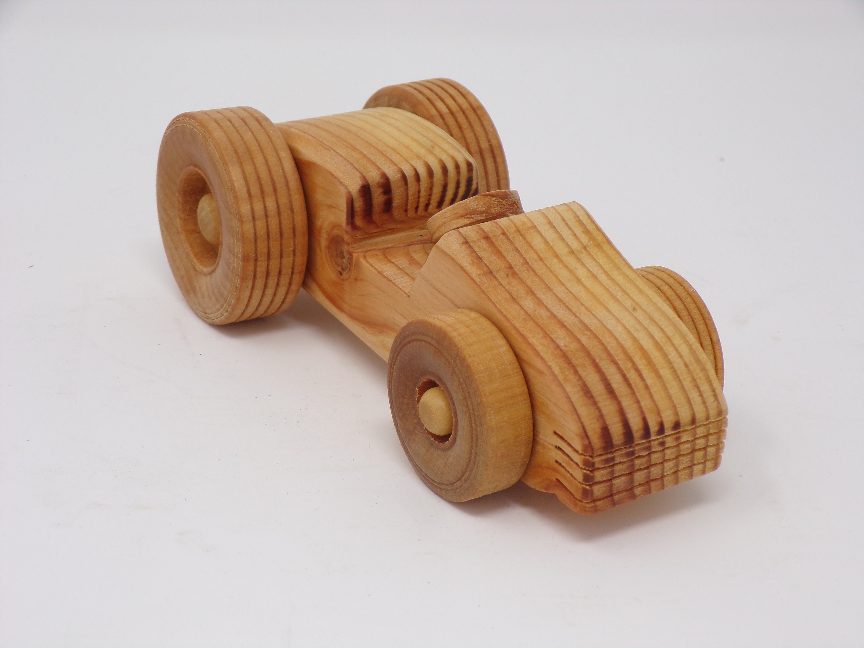 Handcrafted Wooden Race Car. Wooden Race Car