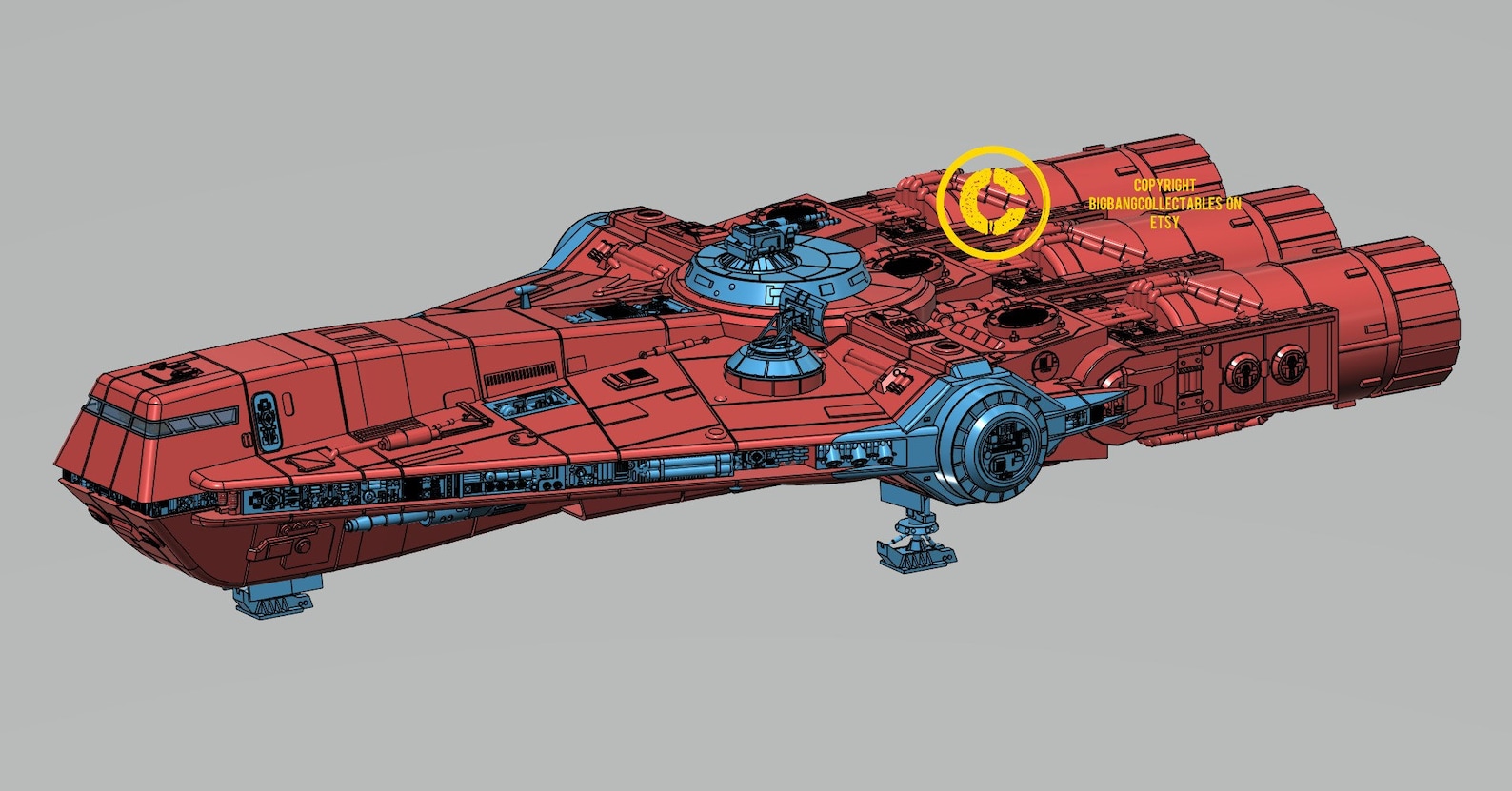 YT Freighter Concept (stl. Files for 3d Printing) - Etsy