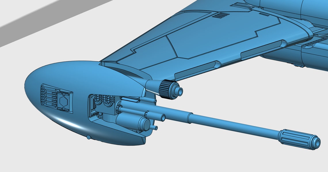 B Wing stl files for 3d printing | Etsy