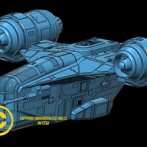 Razor Crest Class Gunship Stl Files for 3d Printing - Etsy