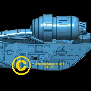 Razor Crest Class Gunship Stl Files for 3d Printing - Etsy