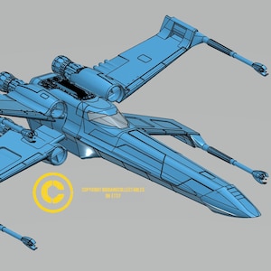 X Wing Aero Concept (stl. Files for 3D Printing) - Etsy