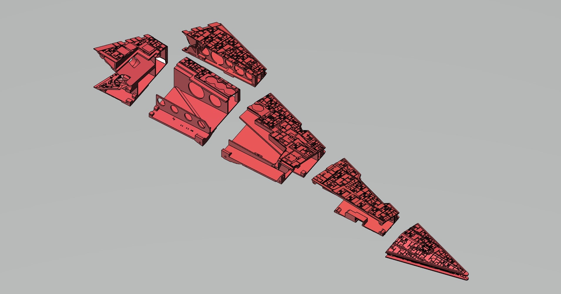 Star Destroyer (stl Files for 3d Printing) - Etsy Australia