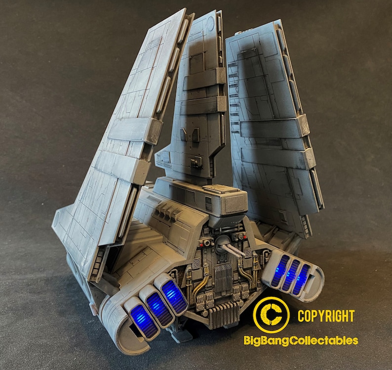 Nu/rho Class Attack Shuttle (.stl Files for 3d Printing) - Etsy