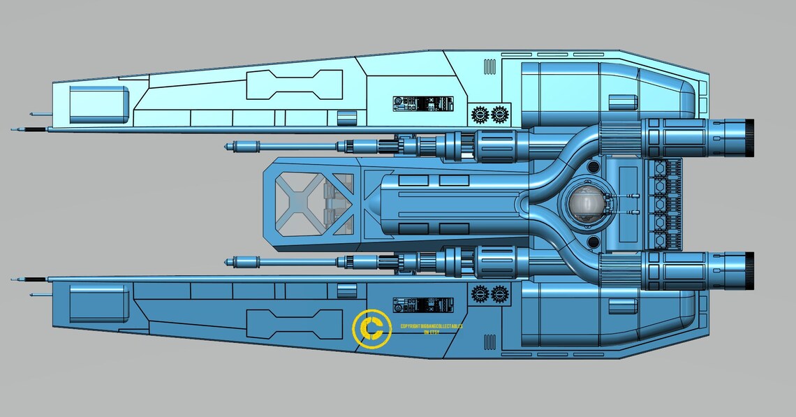 U Wing Concept Dropship stl. Files for 3d Print - Etsy