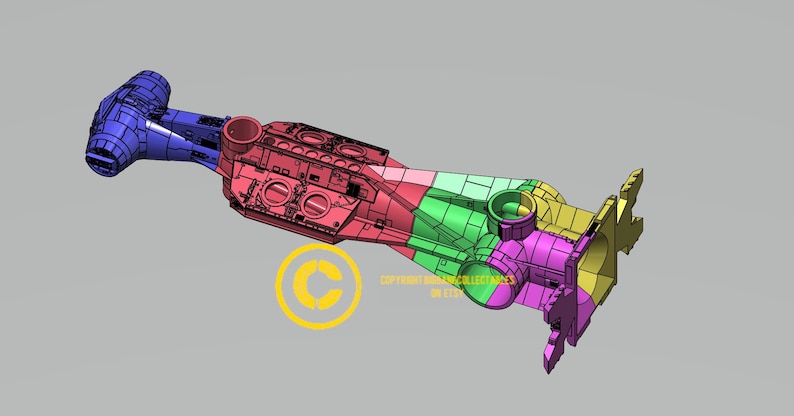 CR90 Corvette "blockade Runner" Stl Files for 3d Printing - Etsy