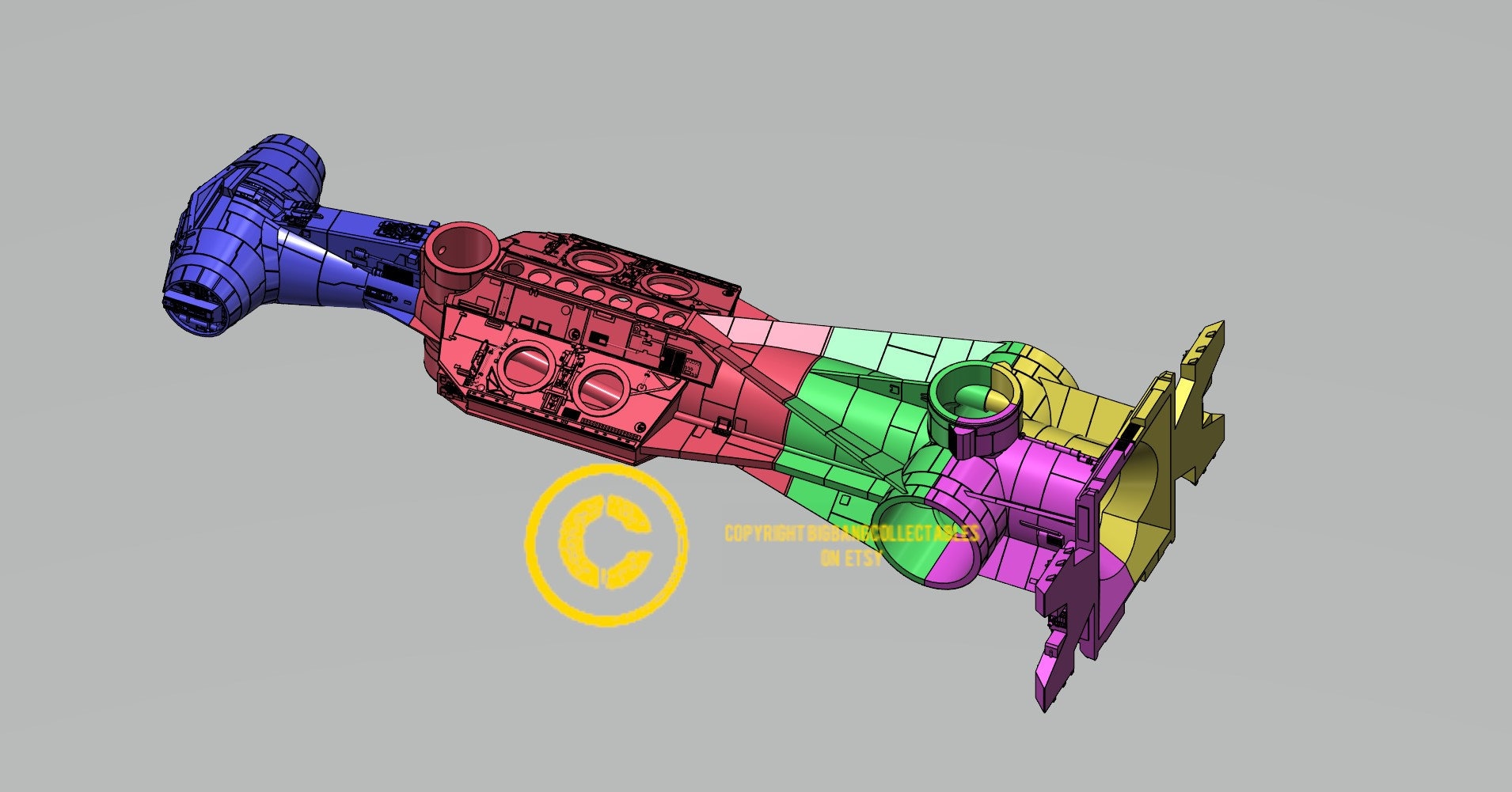 CR90 Corvette blockade Runner Stl Files for 3d | Etsy