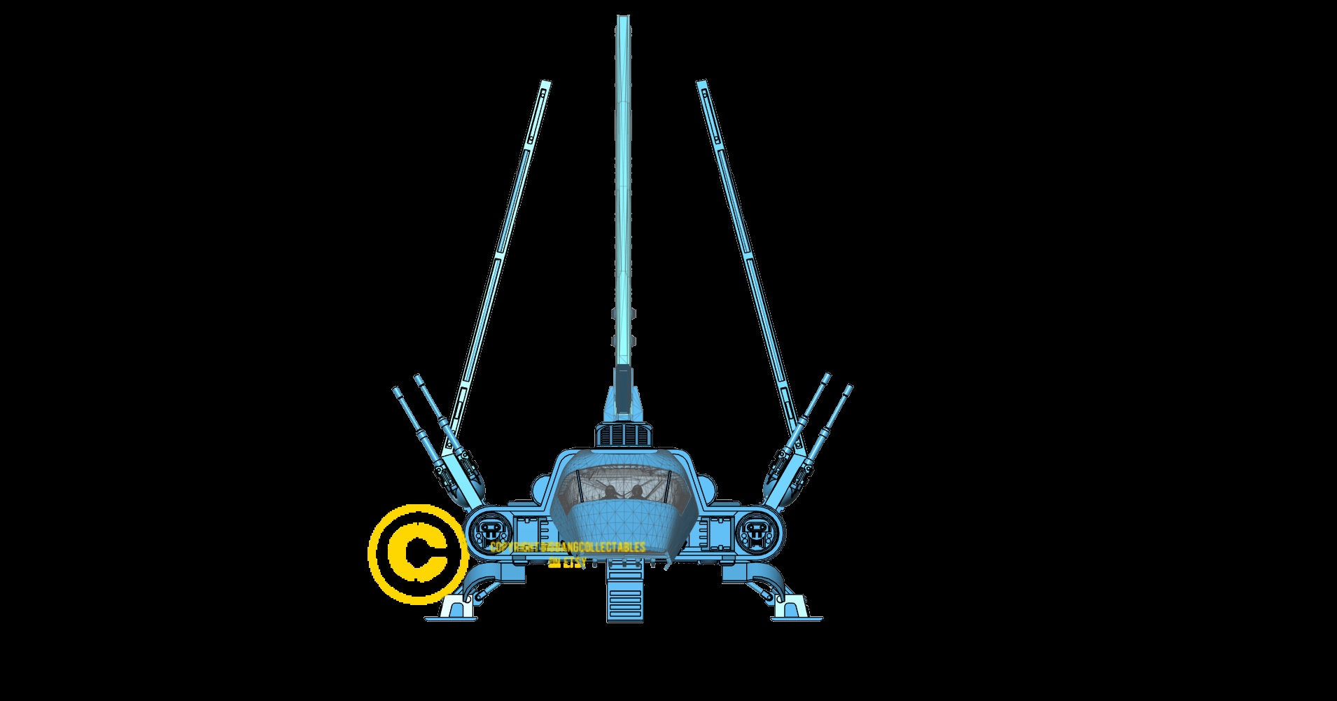 Lambda Class T-4a Imperial Shuttle Stl Files for 3d Printing - Etsy