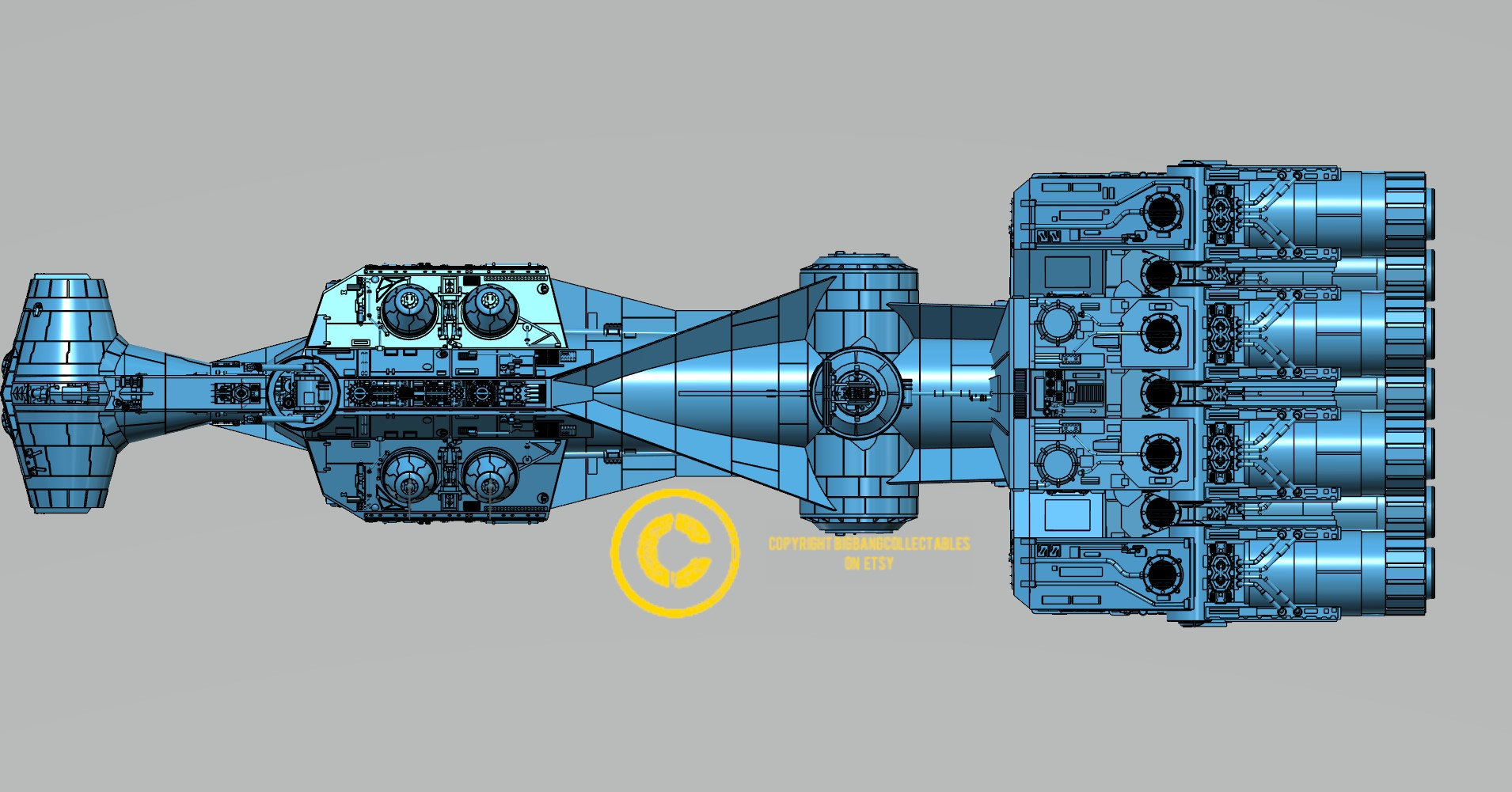 CR90 Corvette "blockade Runner" Stl Files for 3d Printing - Etsy UK