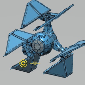 TIE Defender (stl Files for 3d Printing) - Etsy